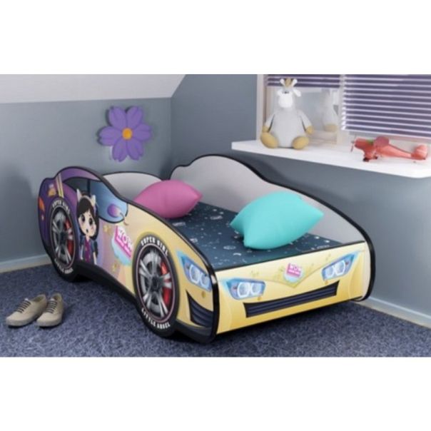 TOP BEDS Dečiji krevet 160x80cm (Trkački auto) GIRL CLARA (74030)