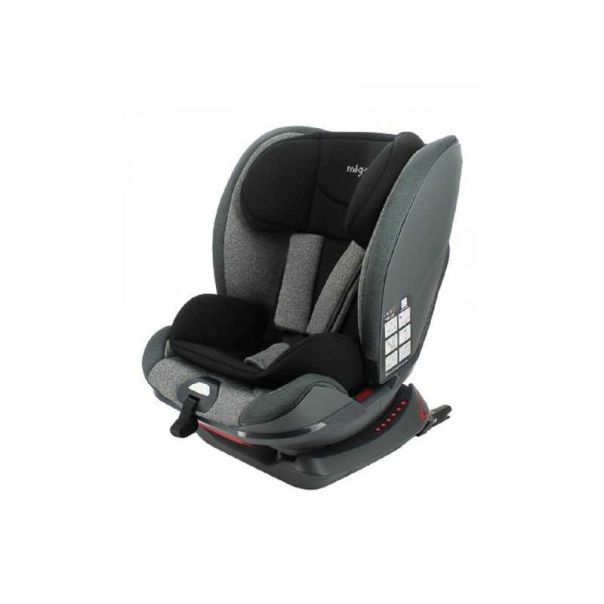 MIGO Auto sedište A-s denver 1/2/3 (9-36kg), grey/black