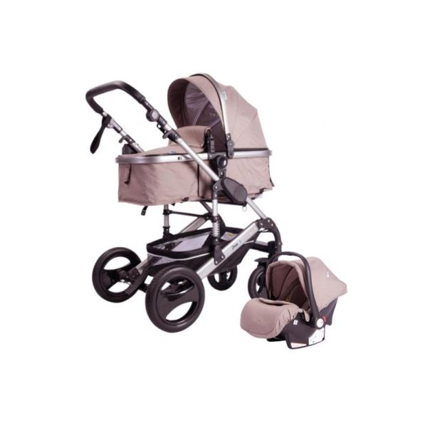 PUERRI Kolica za bebe Passeggino 3 u 1 - beige