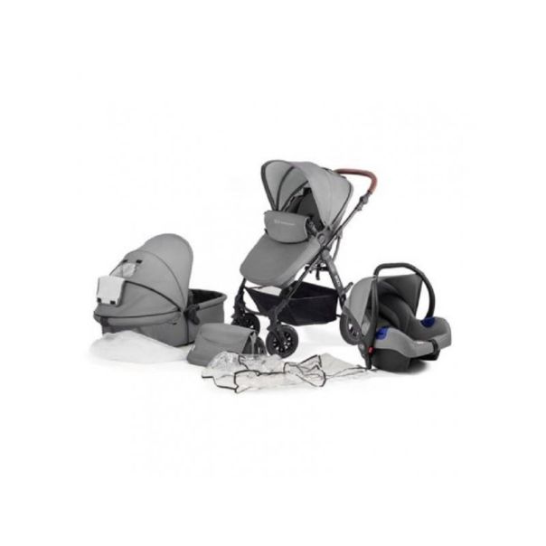 KINDERKRAFT Kolica za bebe Moov 3U1 grey