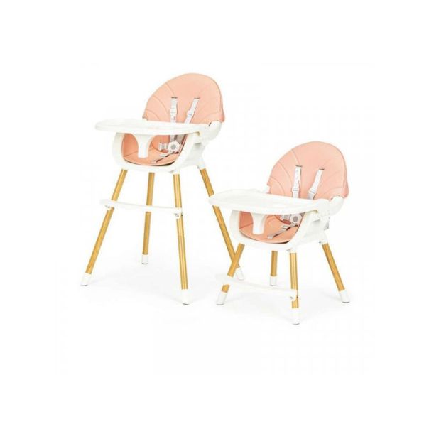 ECO TOYS Hranilica za bebe 2u1 ECO pink