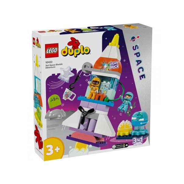 LEGO DUPLO 10422 Avantura spejs-šatla 3u1