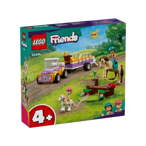 LEGO 42634 Prikolica za konje i ponije