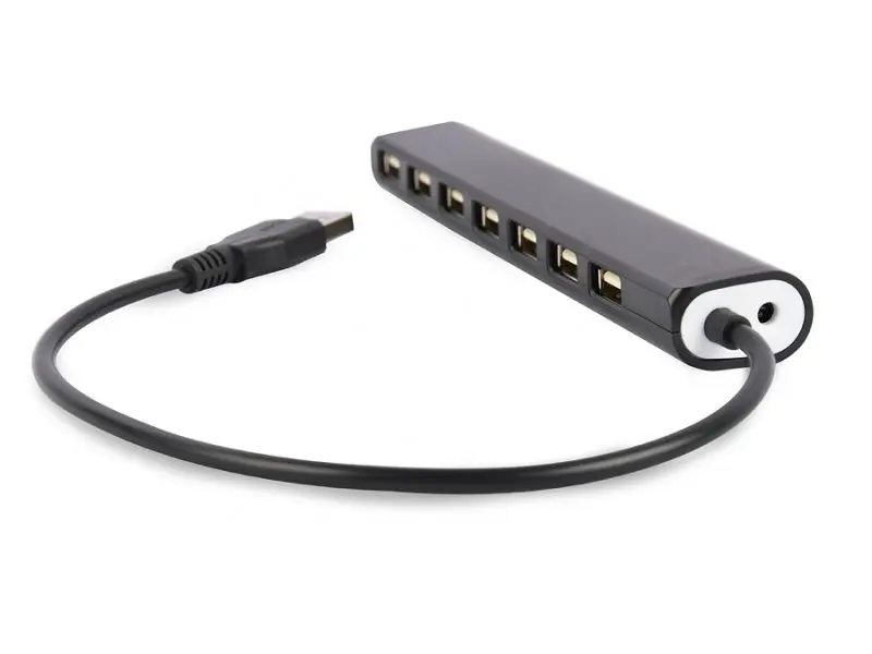 GEMBIRD UHB-U2P7-04 Hub USB 2.0 7-port, Crni