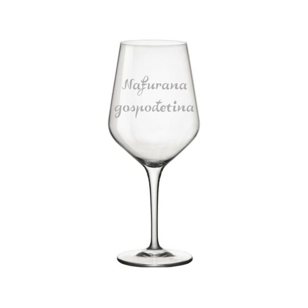 HAPPY PUMPKIN Čaša za vino "Nafurana gospođetina"1109