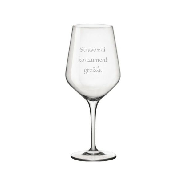HAPPY PUMPKIN Čaša za vino "Strastveni konzument grožđa"1116