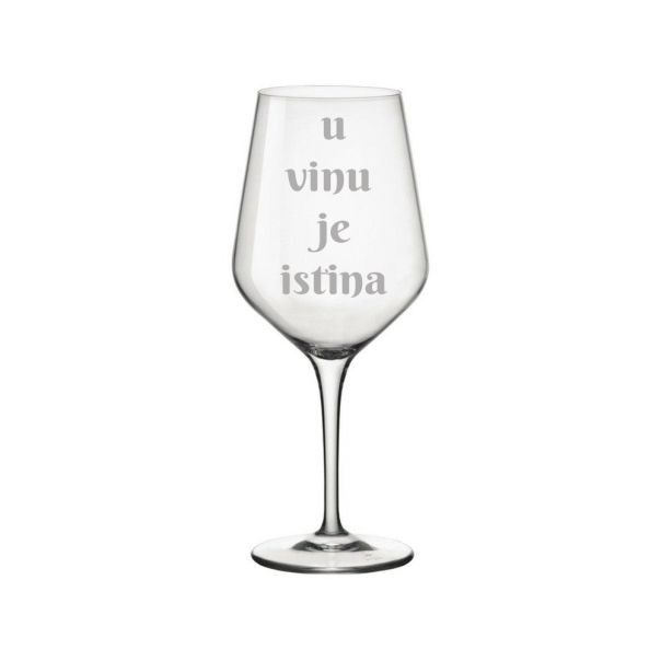 HAPPY PUMPKIN Čaša za vino "U vinu je istina" (latinica)1170