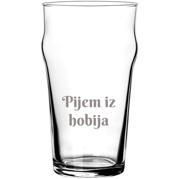 HAPPY PUMPKIN Čaša za pivo "Pijem iz hobija"1307