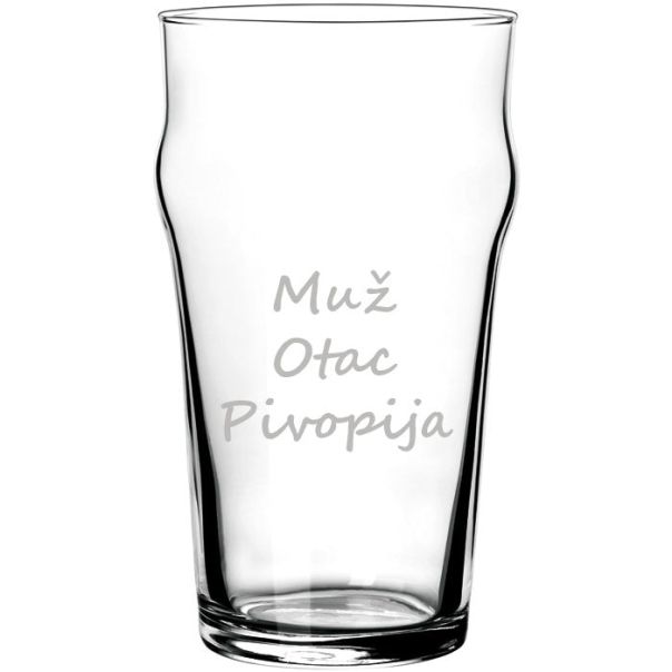 HAPPY PUMPKIN Čaša za pivo "Muž otac pivopija"1303