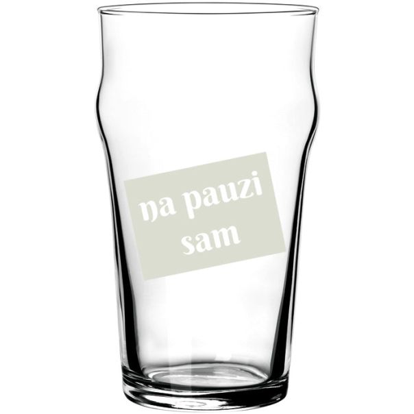 HAPPY PUMPKIN Čaša za pivo "Na pauzi sam"1324