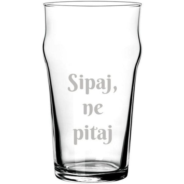 HAPPY PUMPKIN Čaša za pivo "Sipaj, ne pitaj"1302