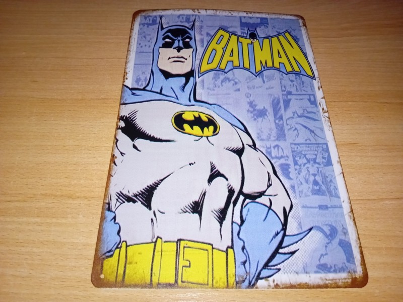 METALNA DEKORATIVNA TABLA "BATMAN" - 20x30cm *NOVO*