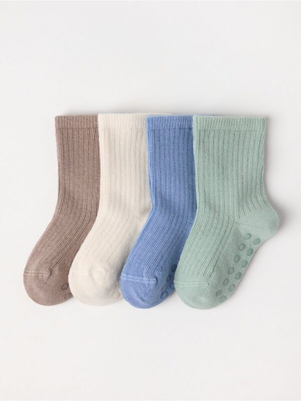 Čarape -mešavina 80% pamuk – 4-pack Ribbed Socks