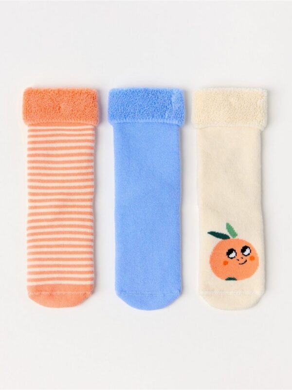 Čarape -mešavina 82% pamuk – 3-pack Socks in terry