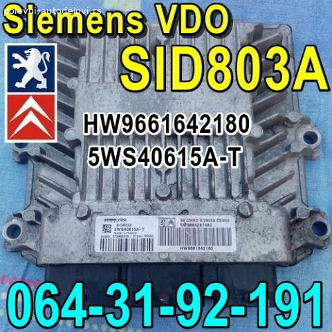 Siemens VDO SID803A 5WS40615A-T Peugeot Citroen SW9664287480
