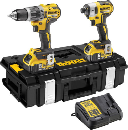 DeWalt set akumulatorskih bušilica (DCD796 + DCF887 + 2 x baterija 18V + punjač + kofer) ( DCK266P2 )