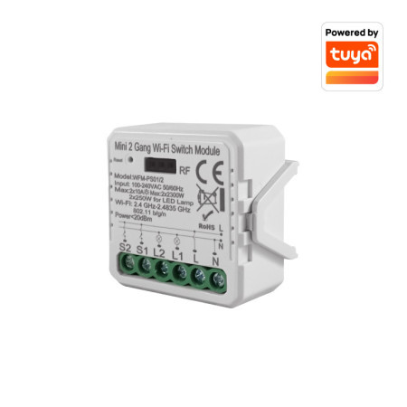 Wi-Fi smart prekidač-modul, 2x10A ( WFM-PS01/2 )