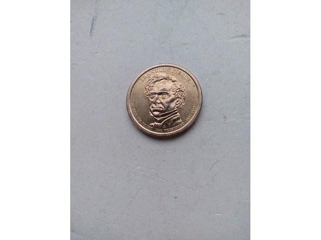 1 dolar USA, 2010.   Franklin Pierce (1853-1857)