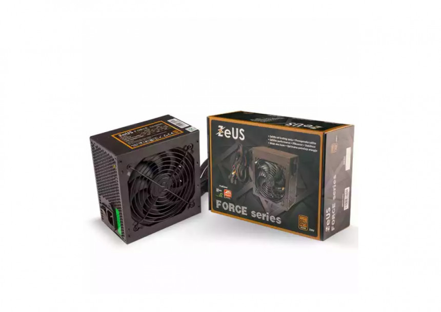 Napajanje 600W ZEUS 80 ZUS-FOR600S PLUS Bronze 12cm