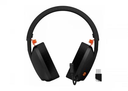 CANYON Ego GH-13, Gaming BT headset, +virtual 7.1 support in 2.4G mode, with chipset BK3288X, BT version 5.2, cable 1.8M, size: 198x184x79mm, Black