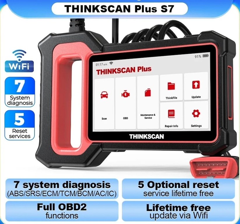 THINKSCAN PLUS S7 - OBD2 Auto Dijagnostika Thinkscan plus S7