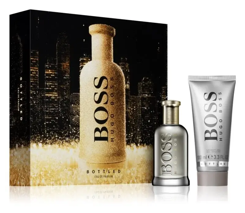 HUGO BOSS Muški poklon set Bottled (EDP 50ml + Gel za tuširanje 100ml)