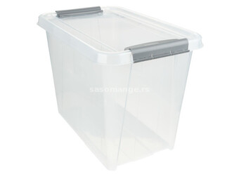 Storage box ProBox 65L w/lid transparent ( 4922005 )