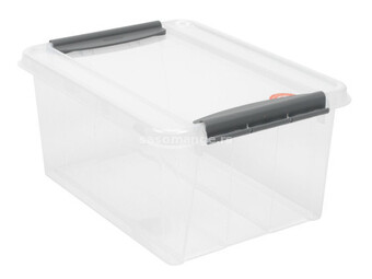 Storage box ProBox 14L w/lid transparent ( 4922017 )
