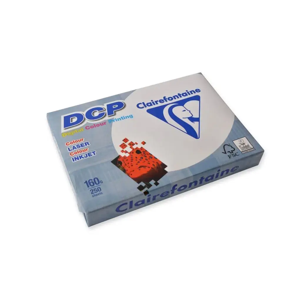 CLAIREFONTAINE Kopirni papir, DCP, A4, 160g, 250K