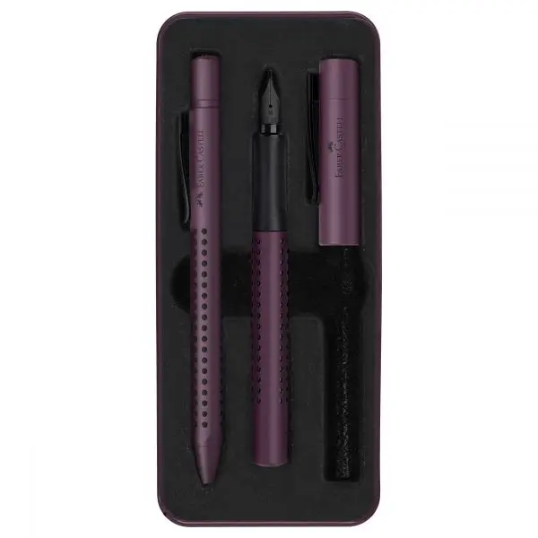 FABER CASTELL Set hemijska olovka i naliv pero Grip M 201530