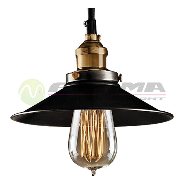 Viseca lampa F7207-1V crna