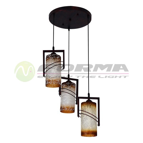 Viseća lampa F7507-3V bronza