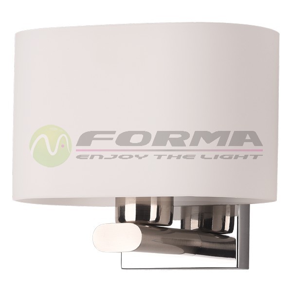 Zidna lampa F92-1 hrom-bela