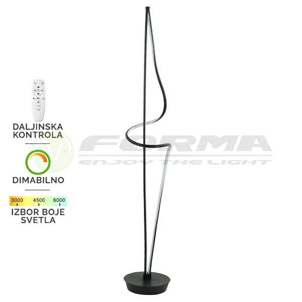 LED podna lampa F2028-42F BK