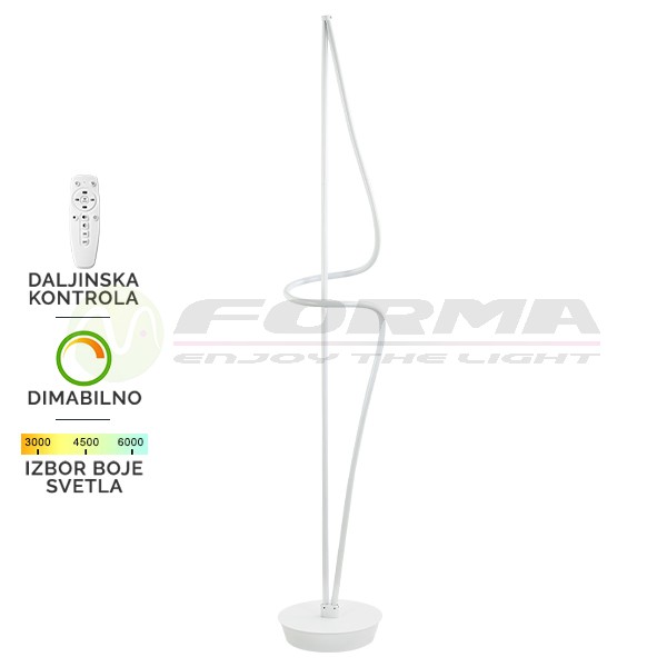 LED podna lampa F2028-42F WH