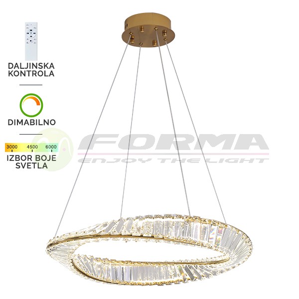 LED visilica KP6045-55V T