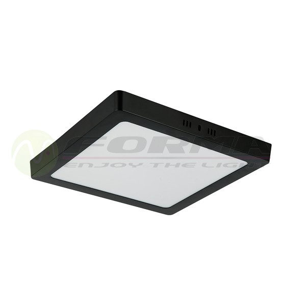 LED panel nadgradni LPB-08-12S BK 3000K