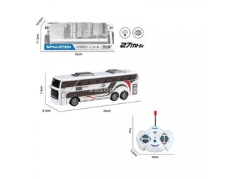 MRX TOYS Igračka R/C autobus sa svetlima 1:32