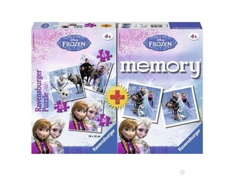 Ravensburger drustvena igra - Frozen puzzle + memorija