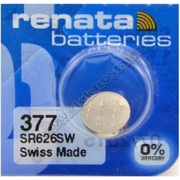 BATERIJA 377/SR626/177/AG4 1,55V RENATA