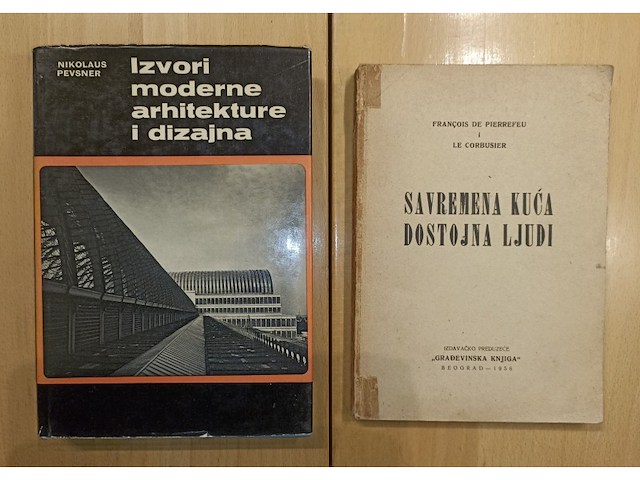 Moderna arhitektura – 2 knjige