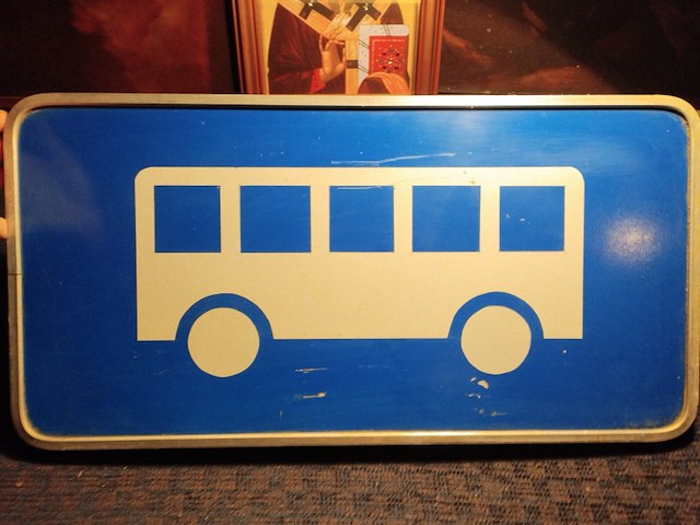 Znak za Autobus , 60x30 cm