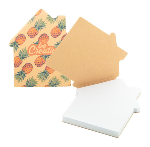 CREASTICK HOUSE ECO CUSTOM STICKY NOTEPAD