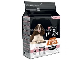 Pro Plan hrana za pse Adult Medium/Large 7+ Sensitive Skin - losos 14kg