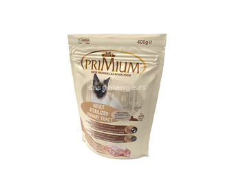Ciuffi Primium hrana za mačke Cat Adult Hairball/Indoor - Losos 400g