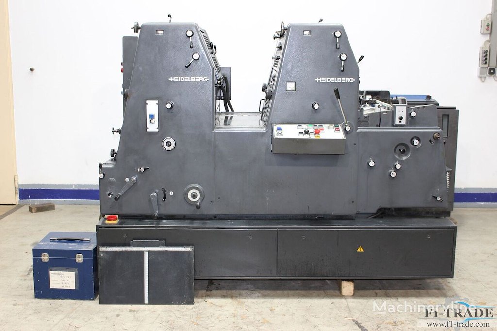 Heidelberg 2 Color Sheet-Fed Offset Press Heidelberg GTO52-2 ofset mašina