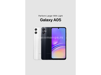 Samsung Galaxy A05 4/64GB Crni NOVO! VAKUM Na Stanju