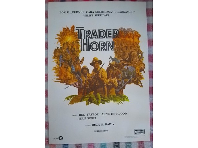 plakat TRADER HORN