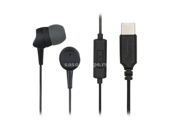 USB-C Slušalice sa mikrofonom SEA crne Hama 184141