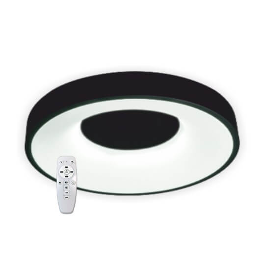 Dimabilna Led plafonjera 205467 2x36W 3000-6500K Crna